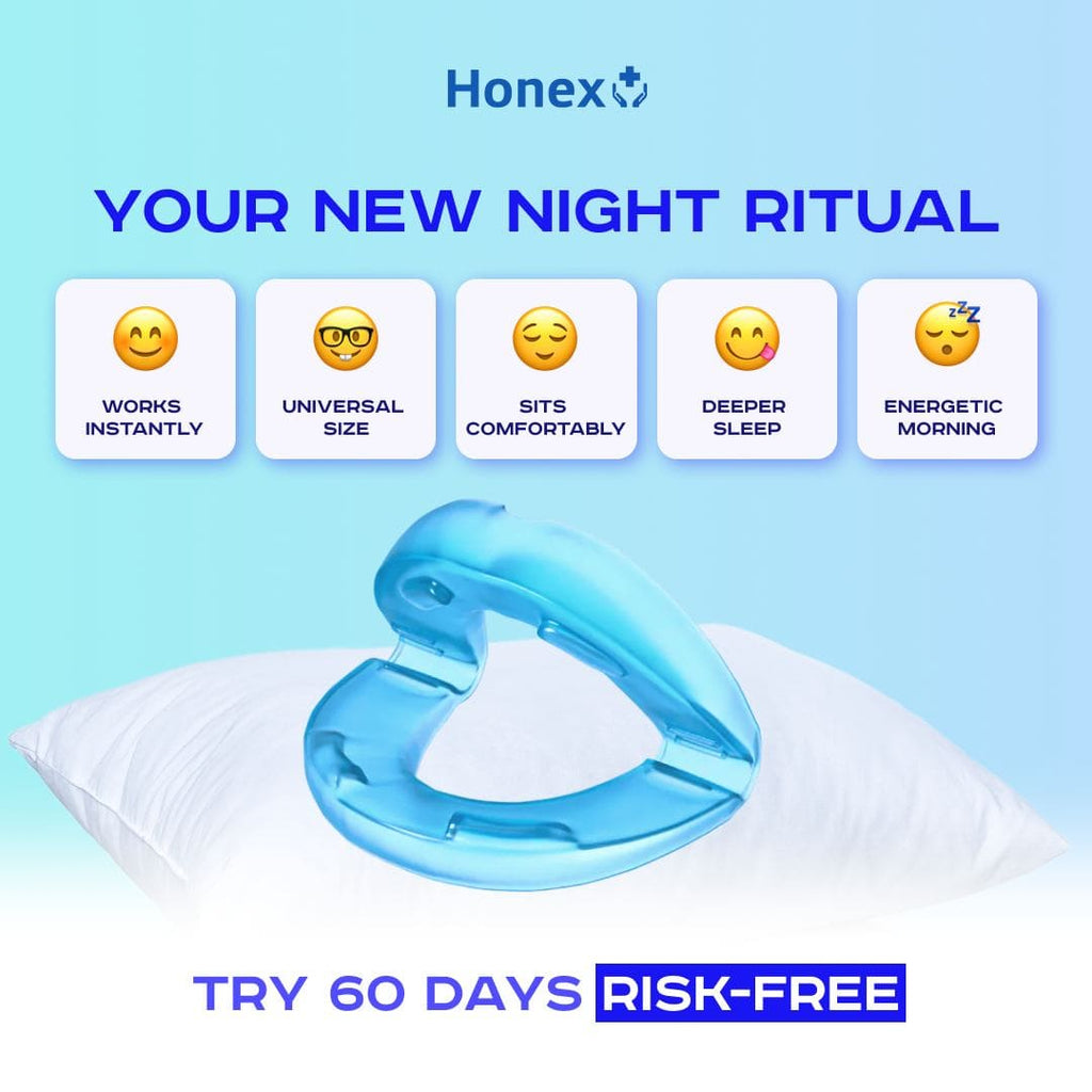 The Quiet Anti Snoring Mouthpiece Universal Size Honex