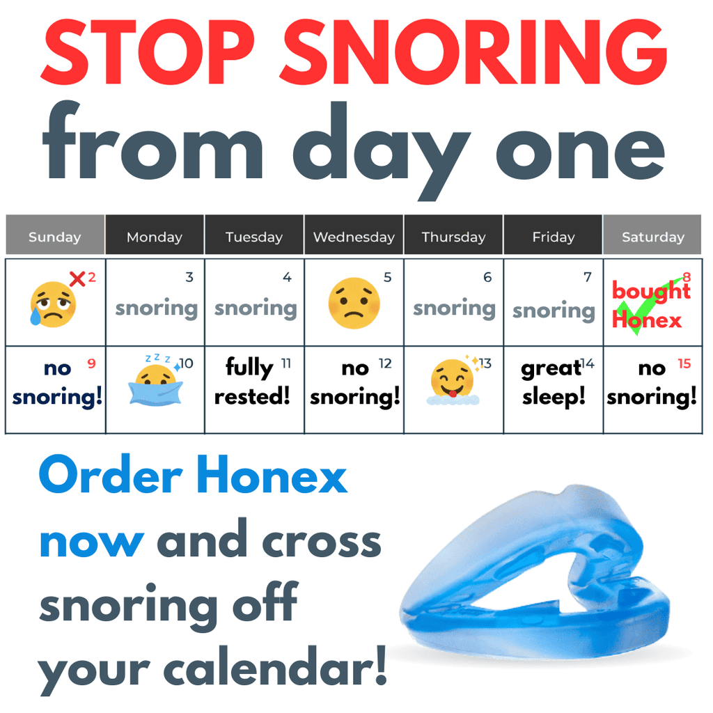 The quickest and easiest way to stop snoring – Honex
